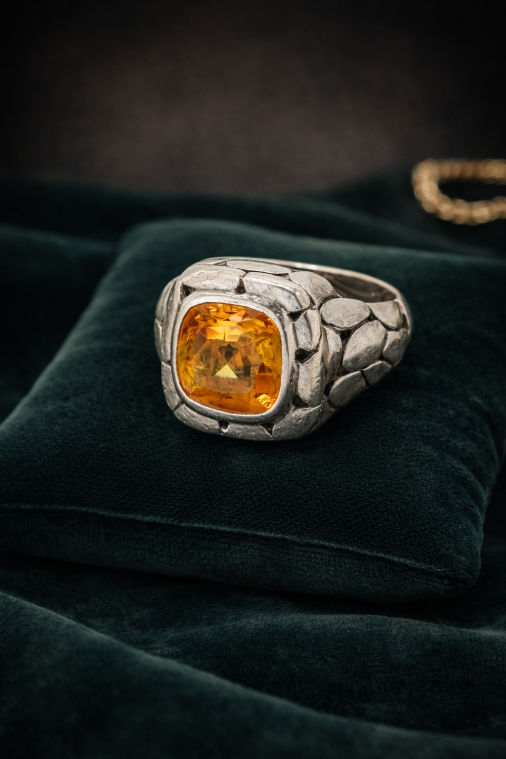 John Hardy Sterling Silver Citrine Batu Kali Pebble Ring – Designer ...