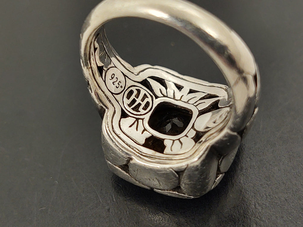 John Hardy Sterling Silver Citrine Batu Kali Pebble Ring – Designer Statement Ring – The House ...